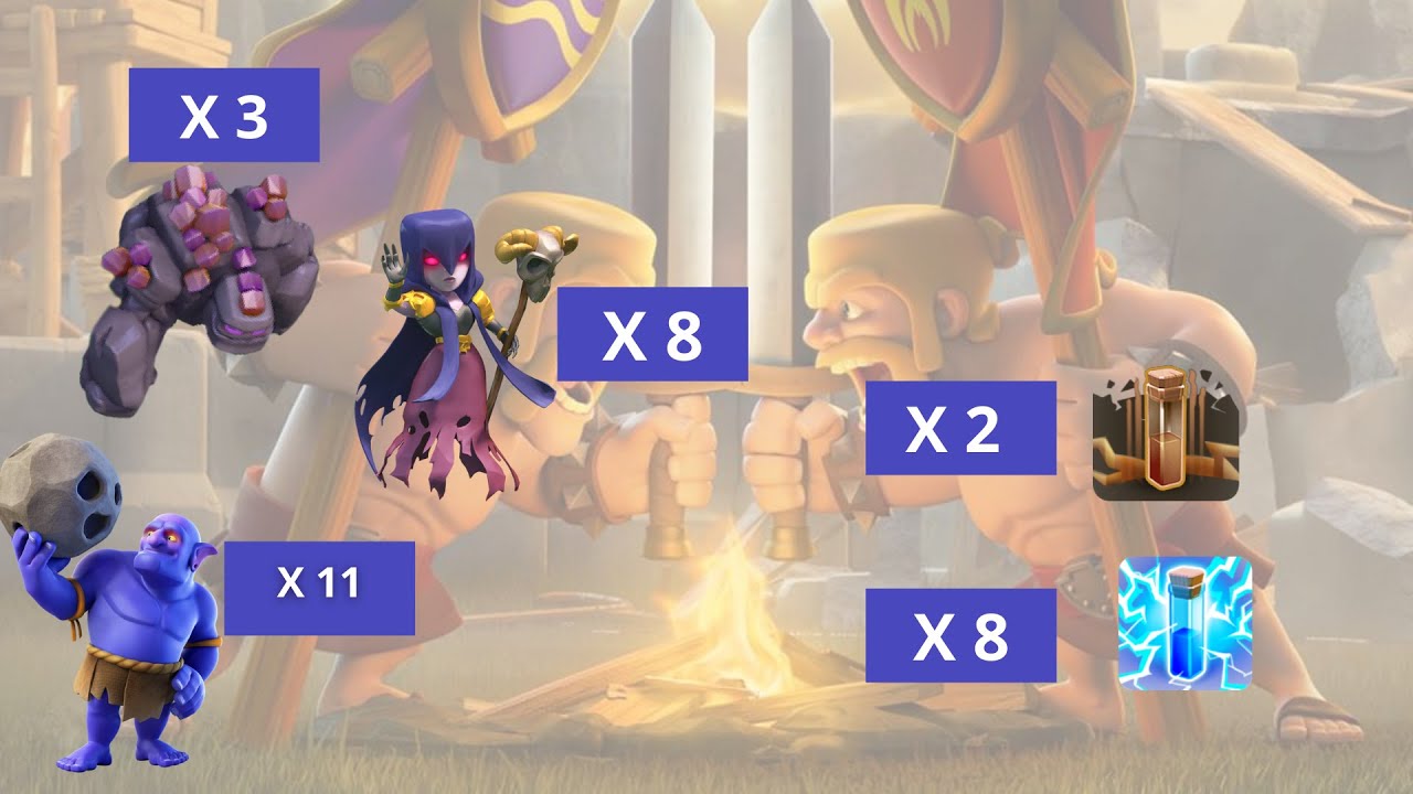 CoC TH 11 OP Zap GOBOWI || CoC CWL OP attack strategy Zap GOBOWI || How ...