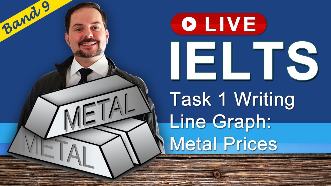 IELTS Live Class - Task 1 Line Graph Metal Prices - YouTube