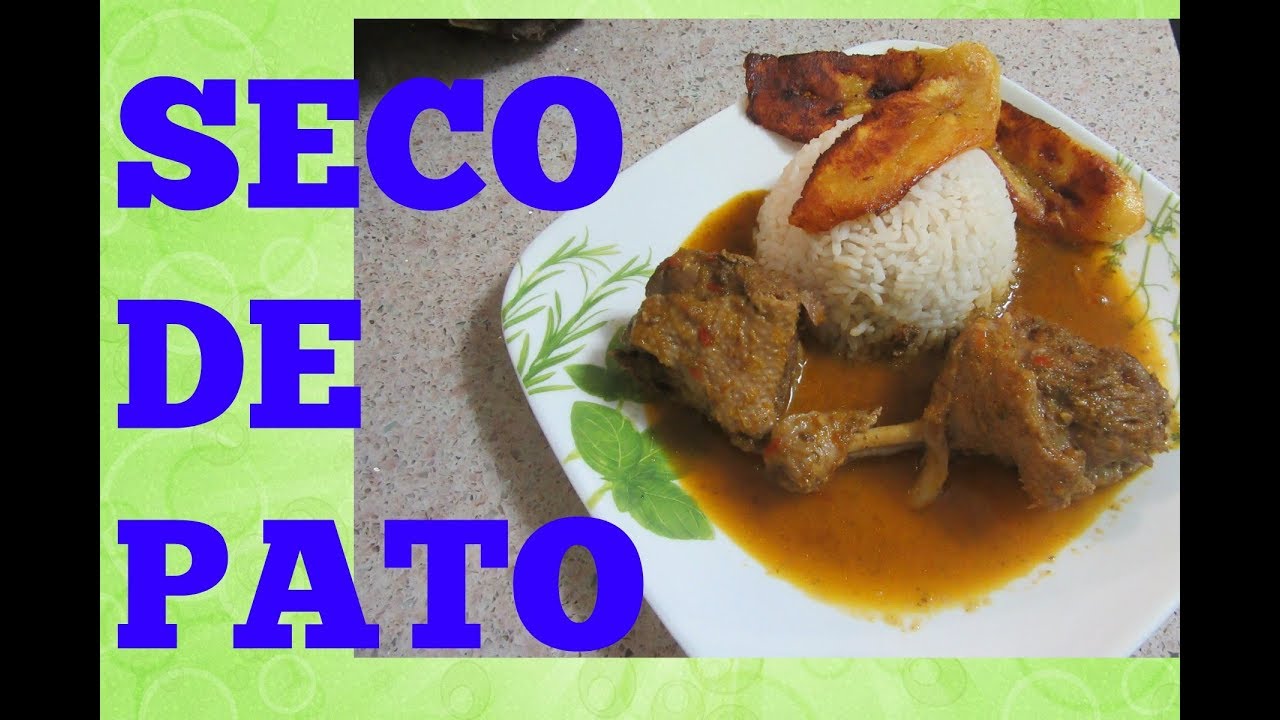 SECO DE PATO ECUATORIANO EN OLLA PRESION - YouTube