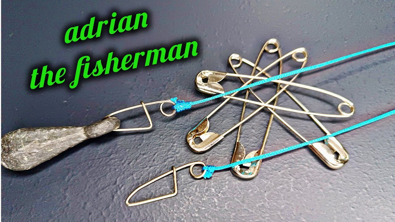 Making a lock to attach the weight to the fishing line - YouTube