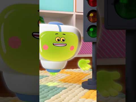 Смотрите зеленый! Можно идти! Нет ехать!  #мультик #синий #аудиодлядетей