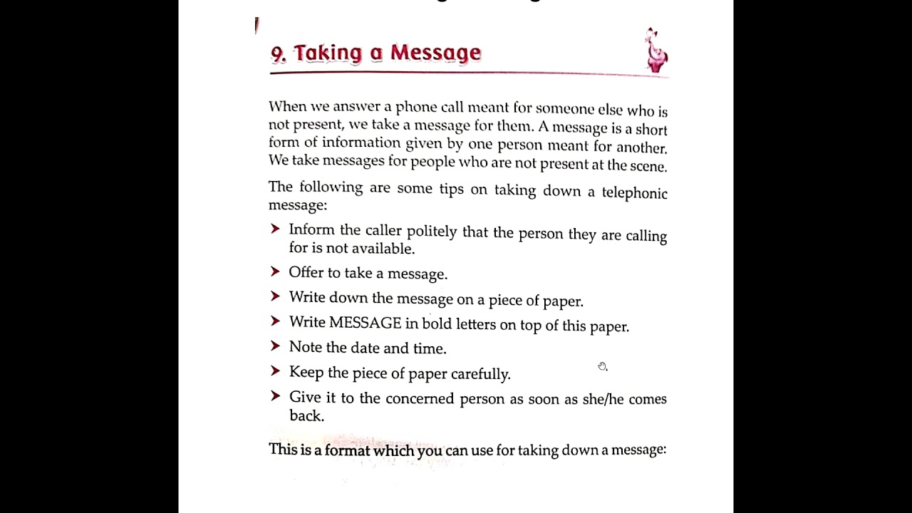 Message Writing - English Writing Section - YouTube