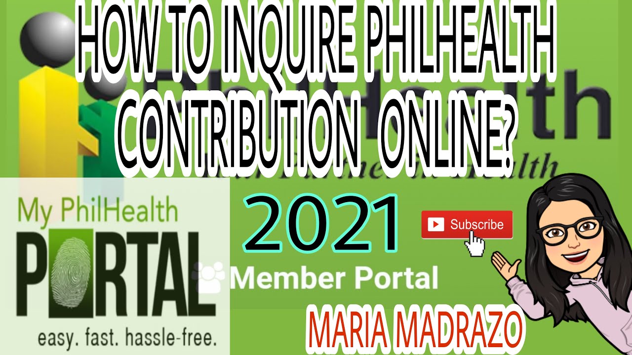 |Philhealth Portal|Easy| HOW TO INQUIRE PHILHEALTH CONTRIBUTION ONLINE ...