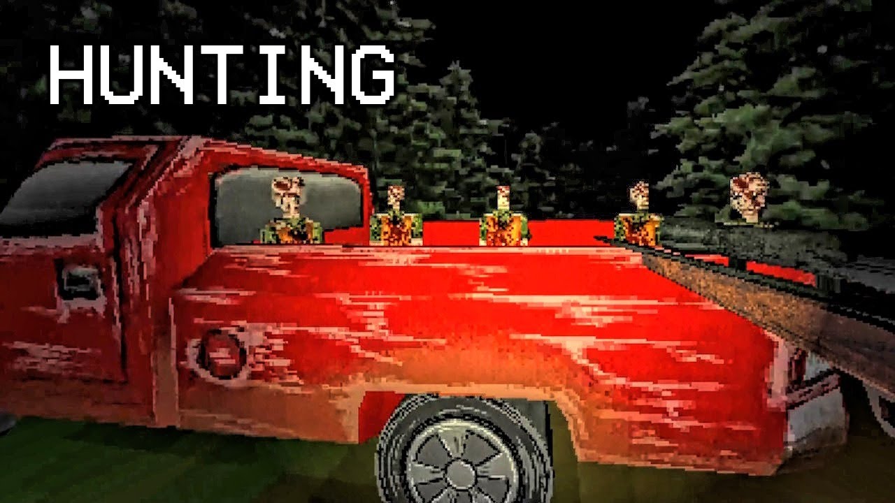 Hunting - Short PS1 Deer Hunting Horror Game - YouTube