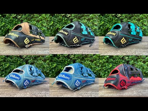 Hanley Ramirez pro-issue/game-used Wilson A2K & A2000 Glove Collection (H2R, 1786, 1787, HR13)