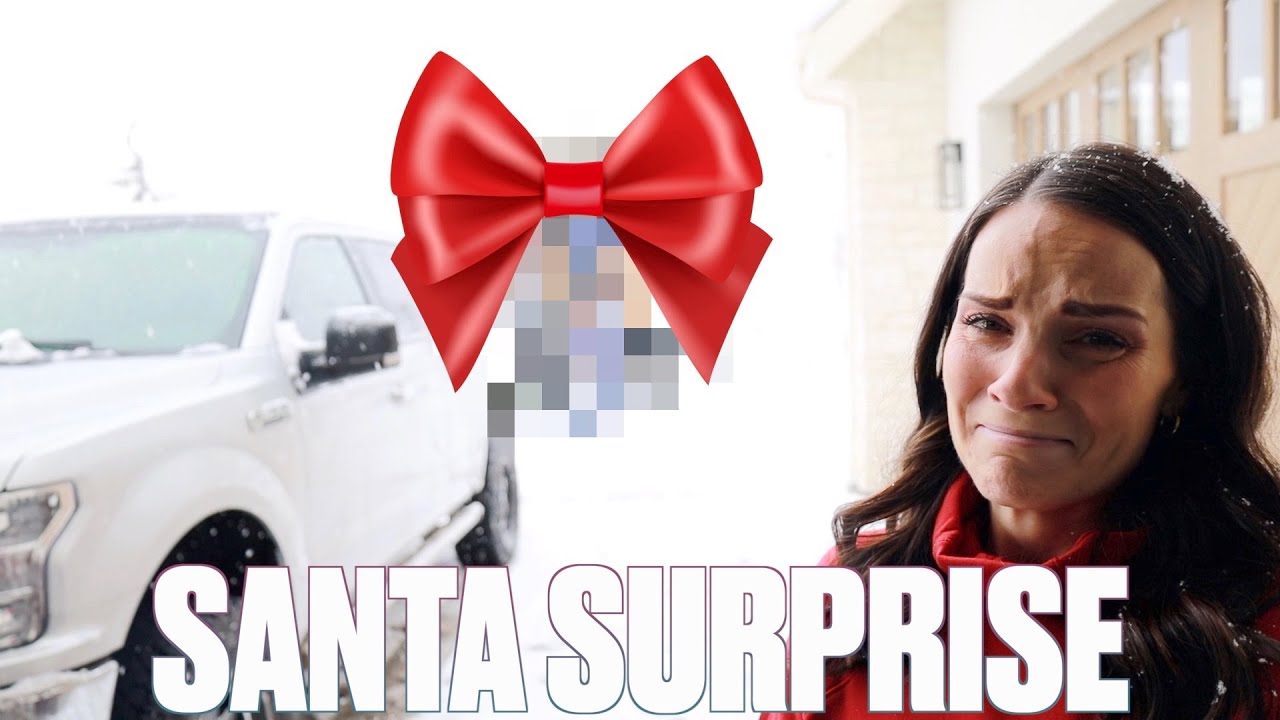 MOM'S BIGGEST CHRISTMAS GIFT CAME WAY TOO EARLY! EARLY SANTA SURPRISE ...