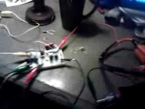CDI circuit bench test #1 - YouTube