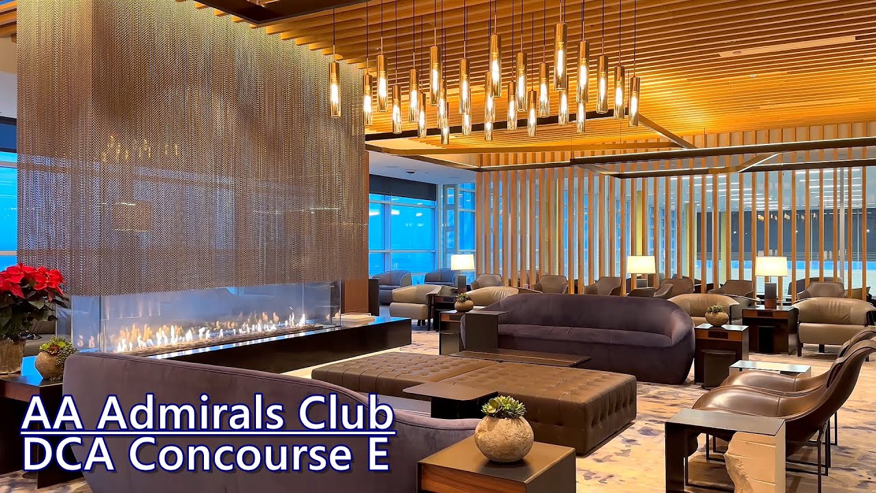 Most Beautiful AA Lounge!!! American Airlines (AA) Admirals Club DCA ...