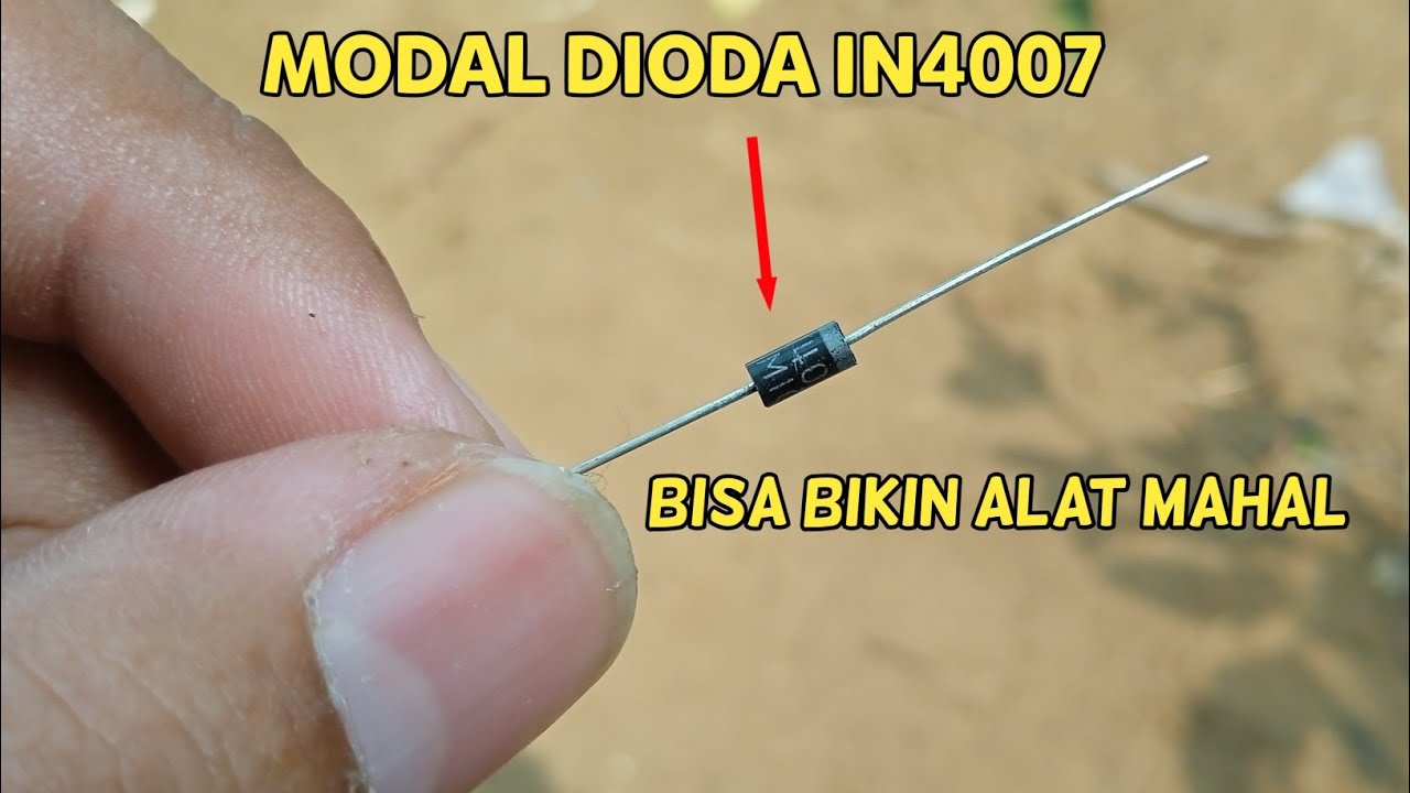 TERNYATA DIODA IN4007 BISA MENJADI ALAT YANG SANGAT MAHAL - YouTube