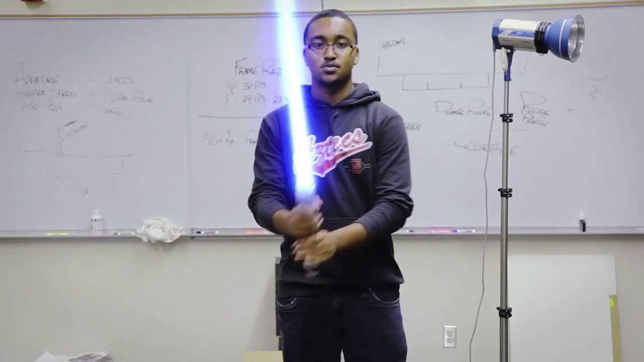 Lightsaber VFX Test - YouTube