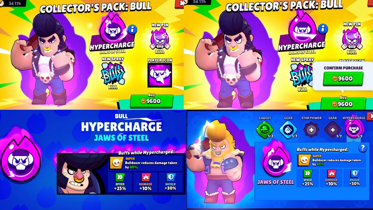 Buying Hypercharge For Bull - Bull Brawler Gets Hypercharge - Brawl ...