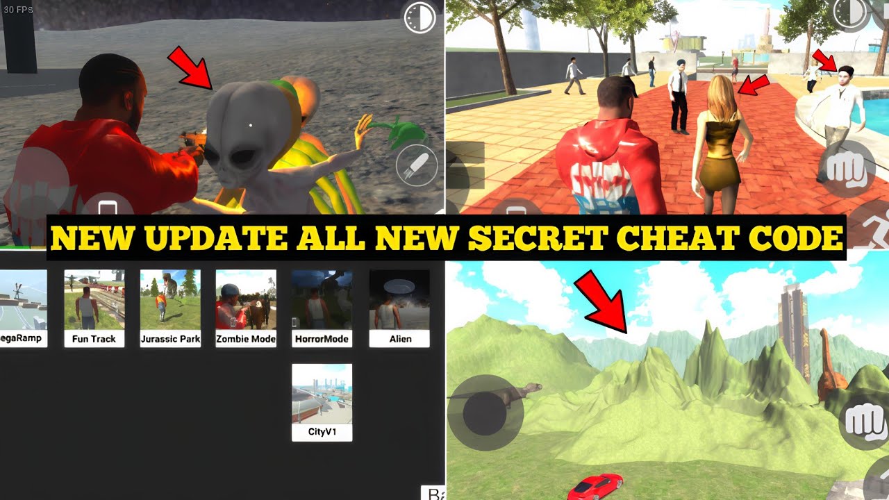 Indian Bike Driving 3D New Update Npc Spawn Cheat Code 🤯🔥|All New Secret Cheat Codes |Harsh in ...
