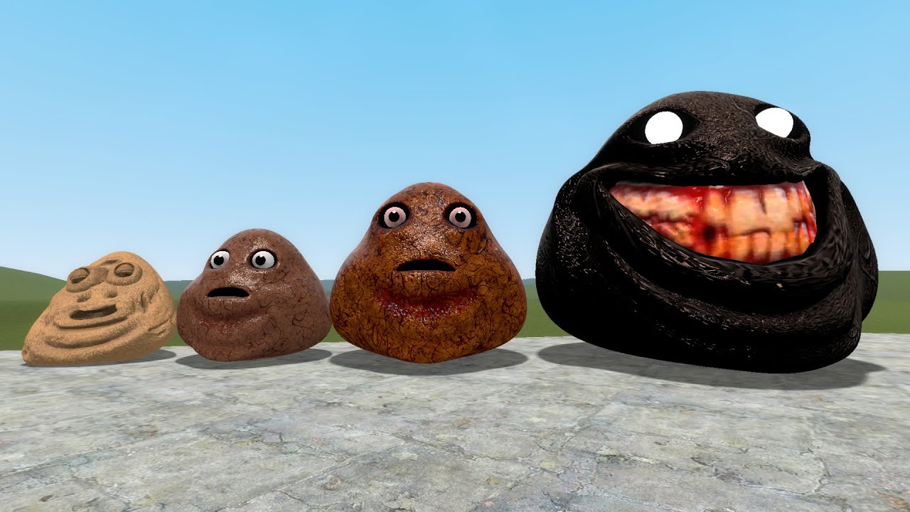Evolution Of The Pou To Become A Nightmare Pou Bou's Revenge In Garry's ...