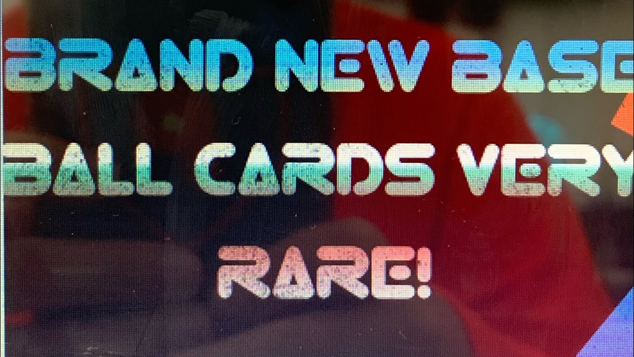 Brand baseball cards very rare card look - YouTube