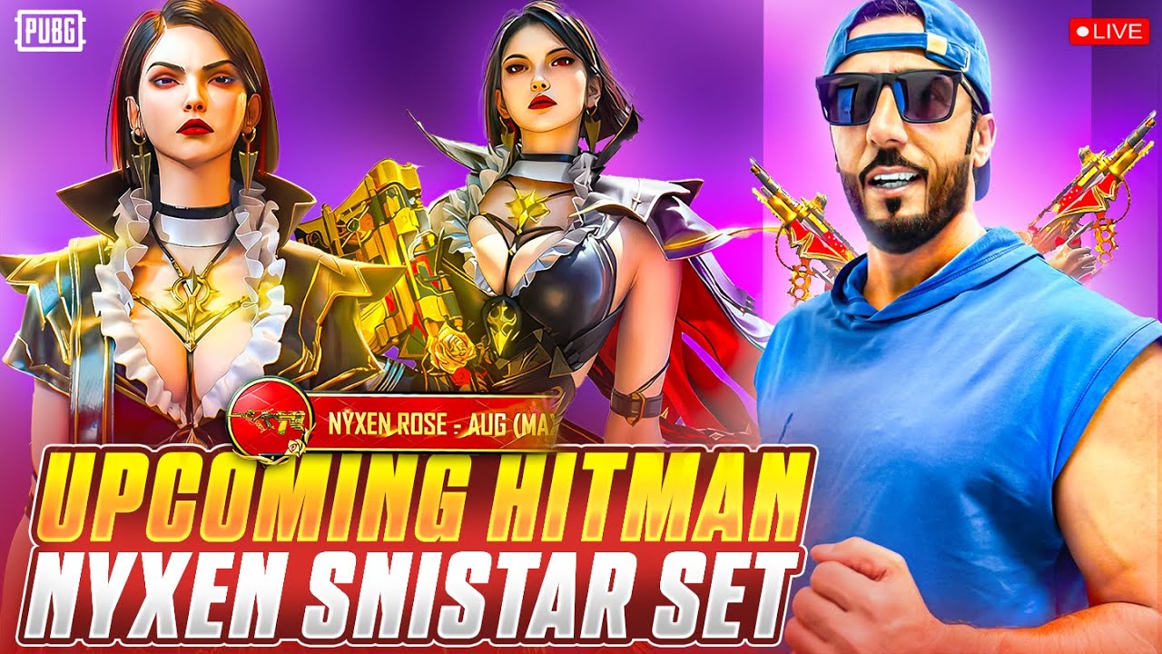 LIVE 💥 Pre Order Now! Hitman Nyxen Sinistra Gilt Set ♠️ PUBG Mobile 3.9 ...