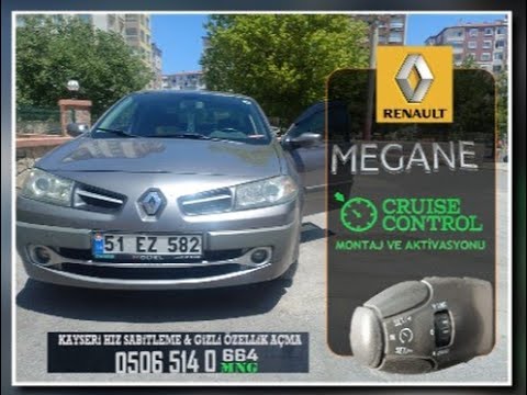Renault Megane 2 Dynamique -  Hız Sabitleyici/Hız Limitleyici - Montaj ve Aktvasyonu - NİĞDE-KAYSERİ