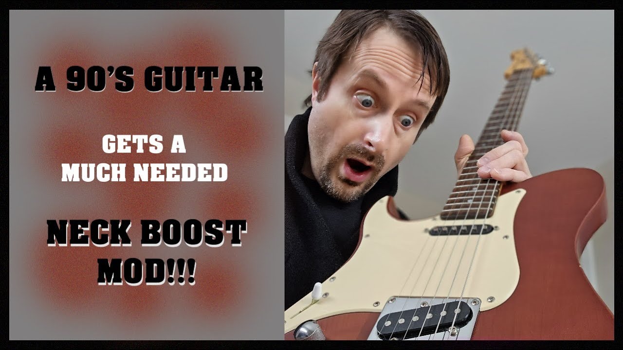 Adding a blower boost to a cool guitar from my youth! - YouTube