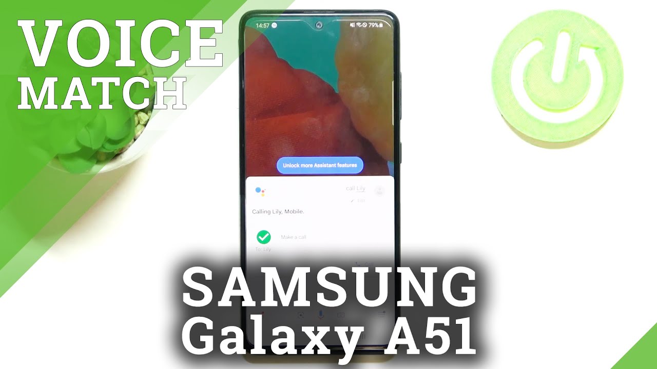 Samsung Galaxy A51 - How To Make Phone Call Using Google Assistant ...