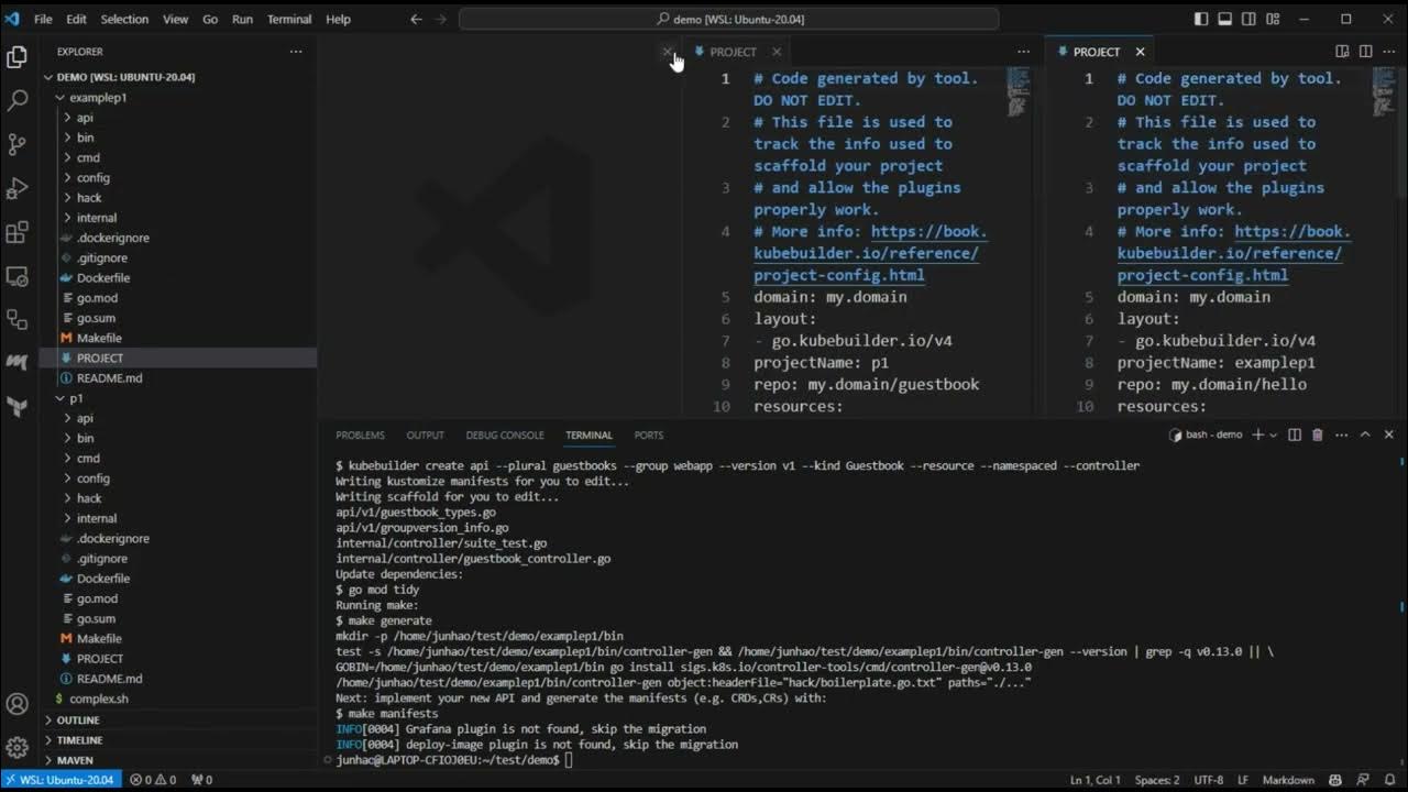 Demo: Kubebuilder helper command to upgrade projects by Junhao(Google Summer Code 2023) - YouTube
