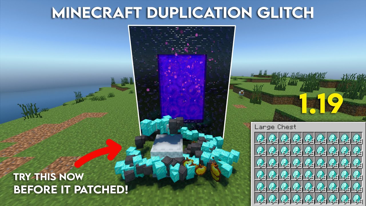 NEW Duplication Glitch Minecraft Bedrock 1.19 - YouTube
