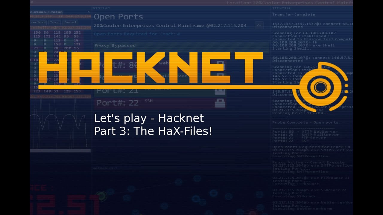 Let's Play - Hacknet - #03 - The HaX Files! ( german / deutsch ) - YouTube