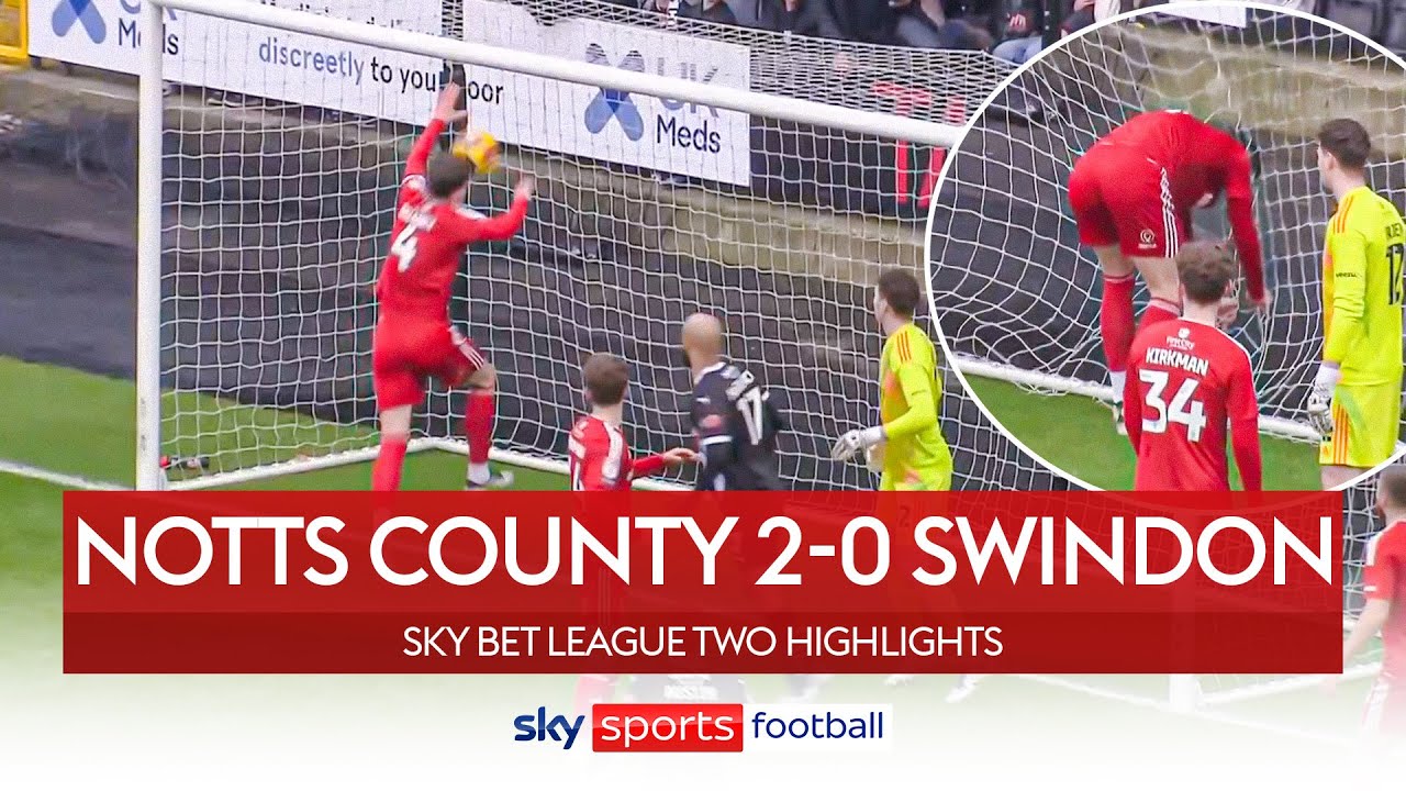 Header goes badly WRONG in defensive howler! 🙈 | Notts County 2-0 ...