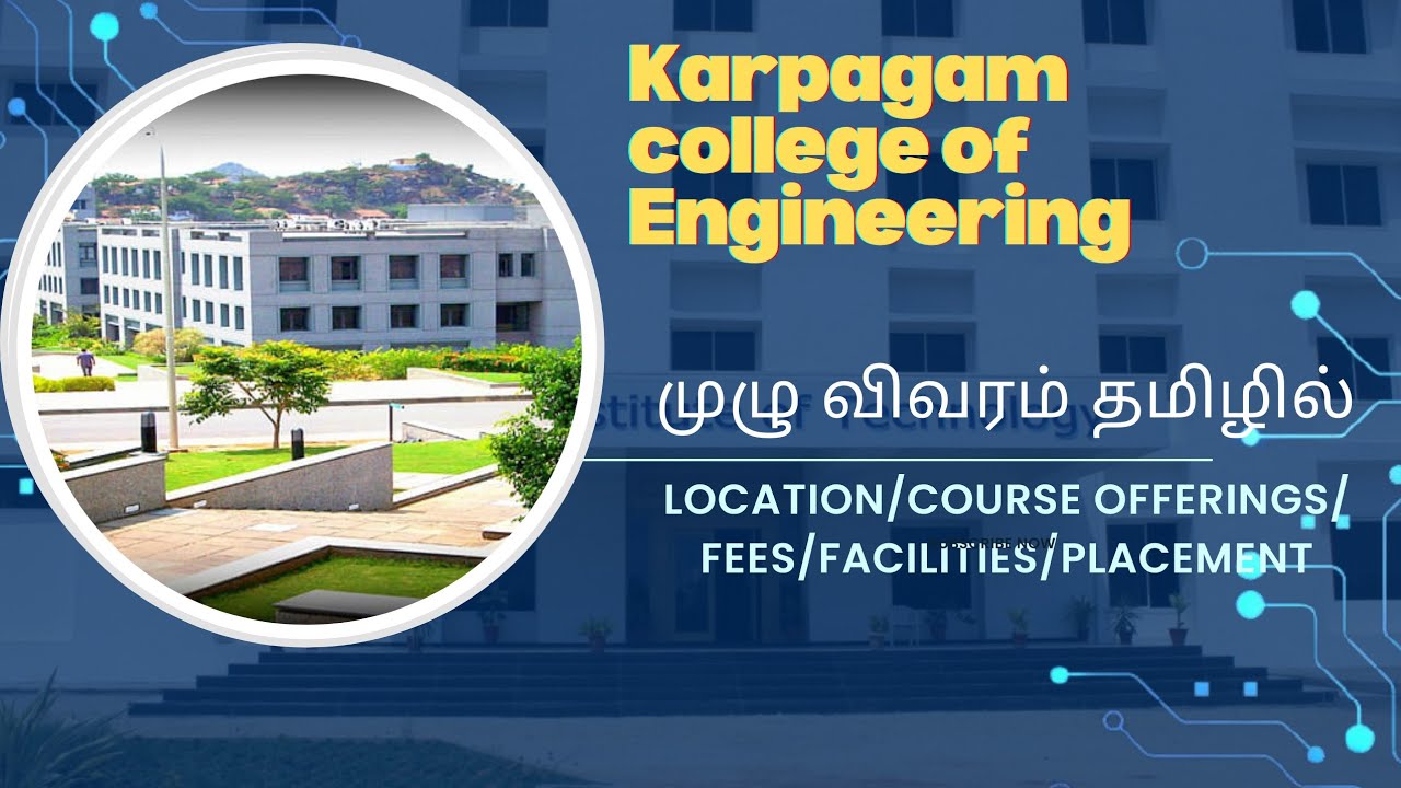Karpagam College of engineering|Coimbatore|course|fees|facilities ...