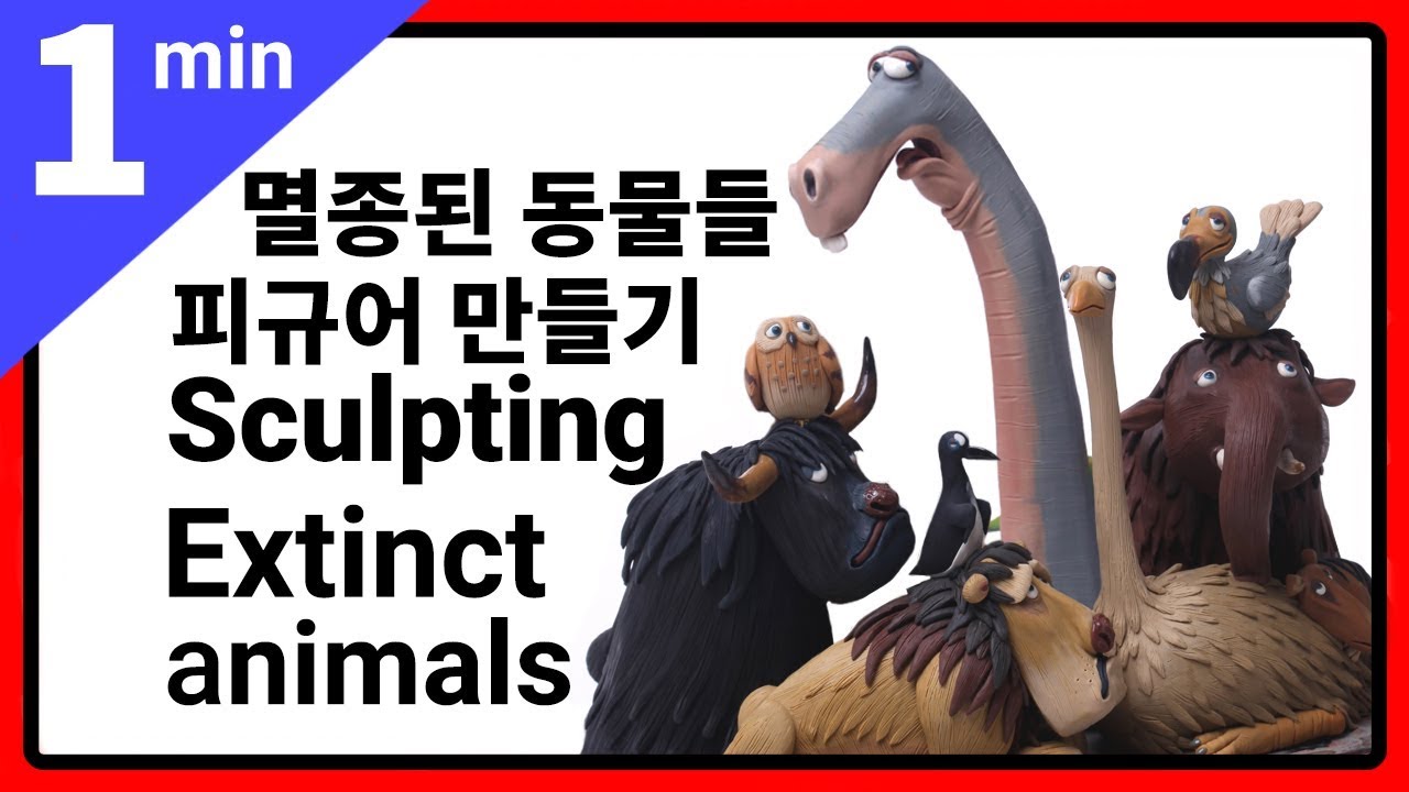 Sculpting Extinct animals figure Sculpture - YouTube