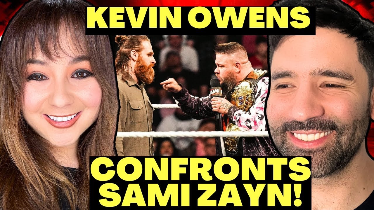 KEVIN OWENS PLAYS MIND GAMES W/ SAMI ZAYN ON WWE RAW | Denise Salcedo ...