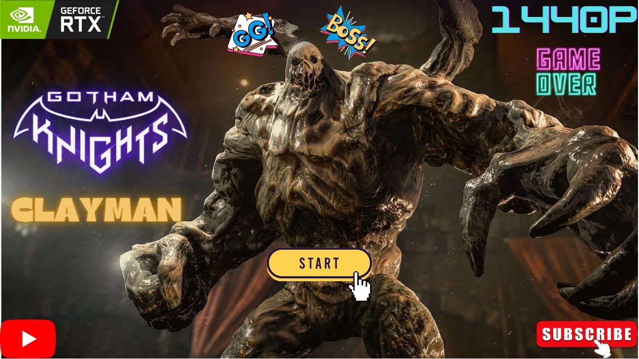 Gotham Knights | GamePlay | BOSS FIGHT CLAYFACE - (PC/Controller ...
