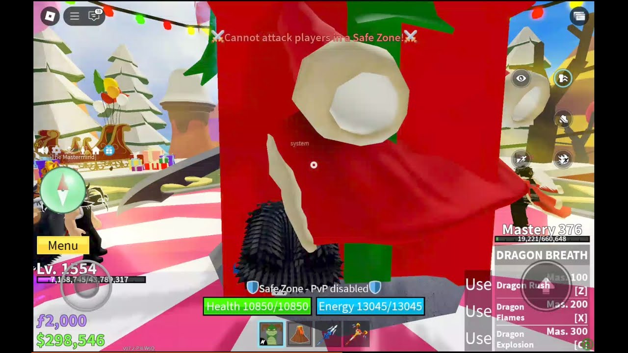 Day 2 of opening the Xmas event presents in Blox Fruits (Roblox) - YouTube