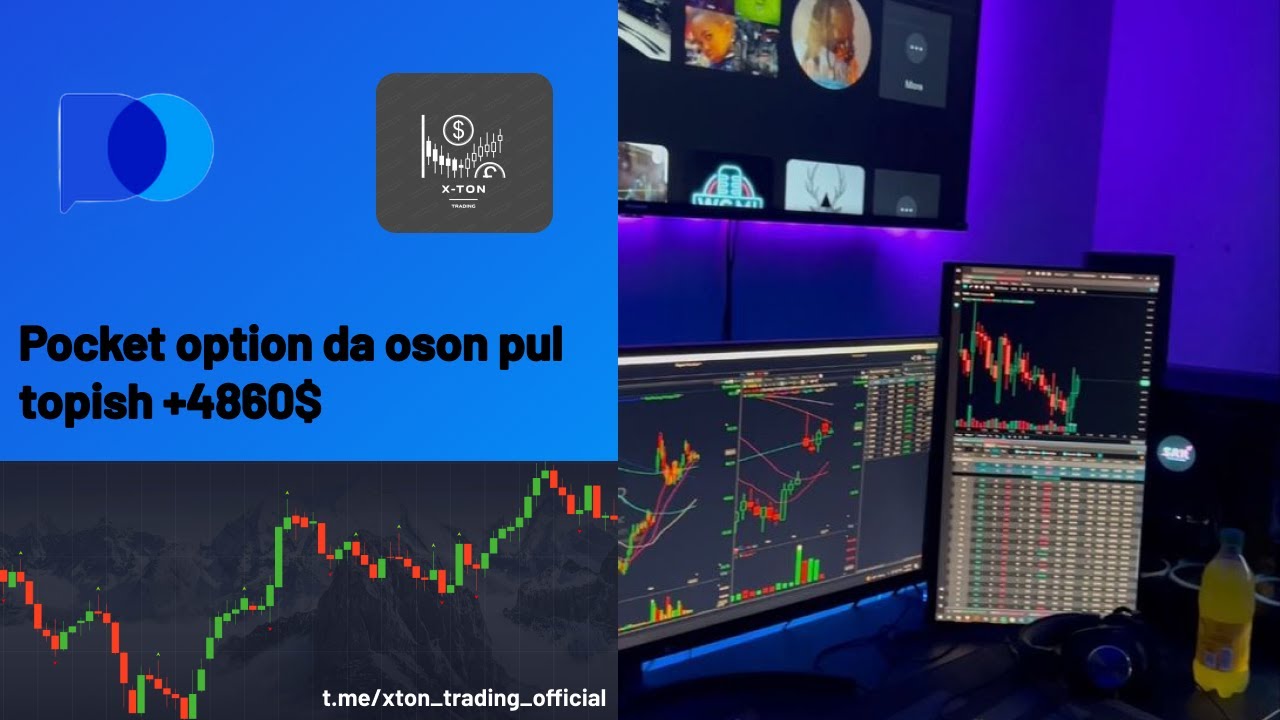 Pocket option da oson pul topish +4860$ - YouTube
