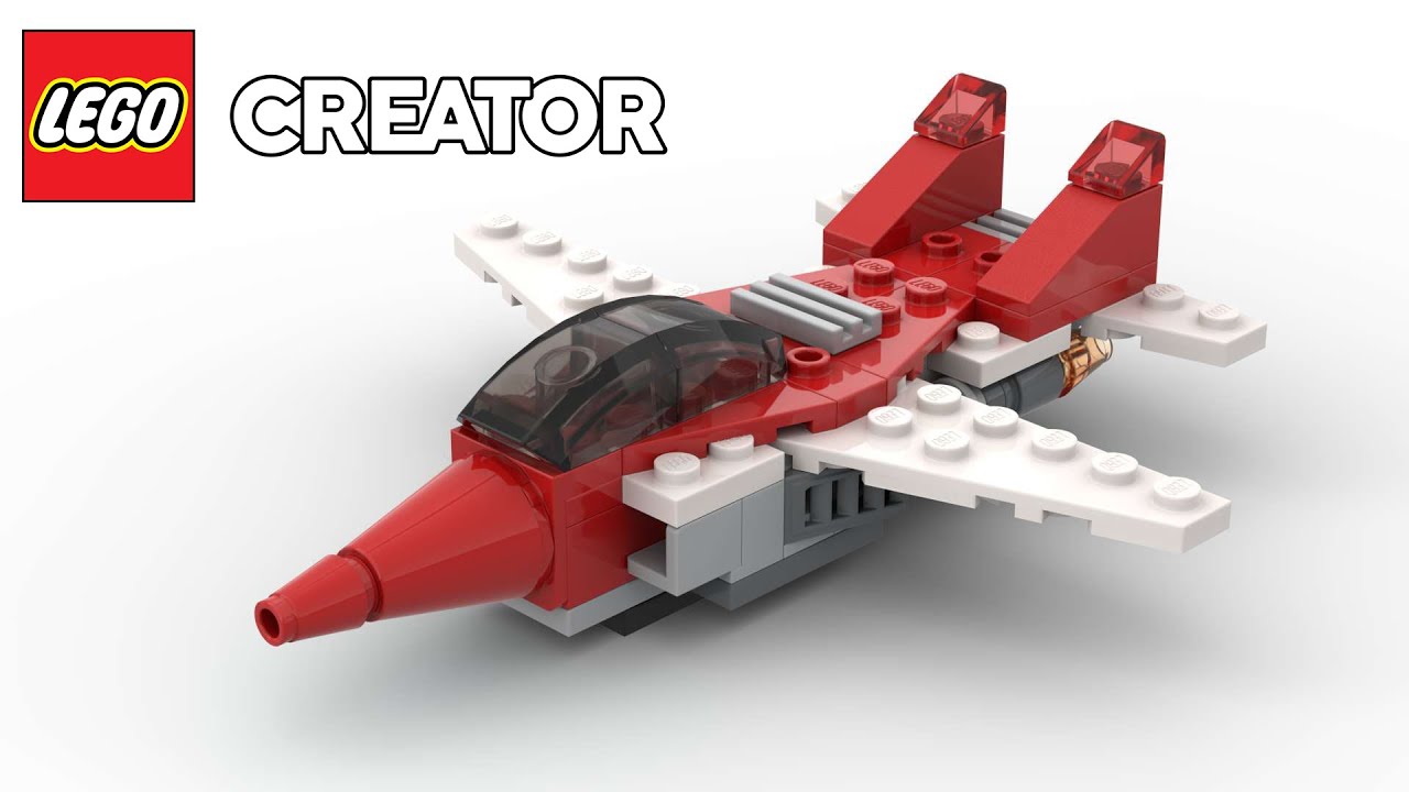 LEGO Creator 6741 | Mini Jet | 2009 | Speed Build | 1/3 - YouTube