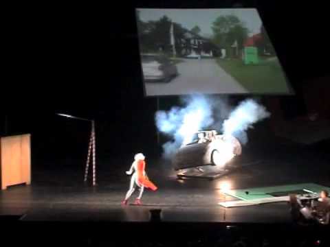 How to drive a car on stage - YouTube