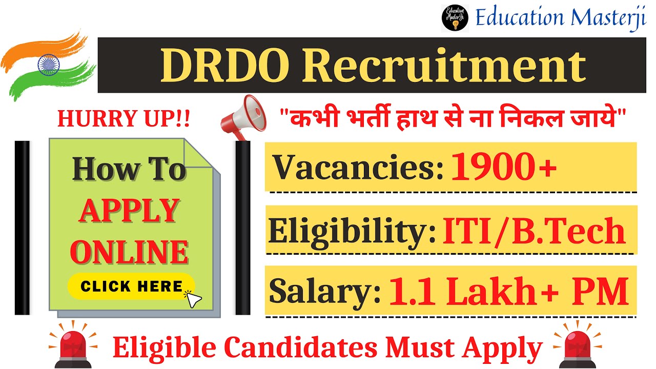 1900+ भर्ती || How To Fill Application Form || DRDO Recruitment 2022 # ...