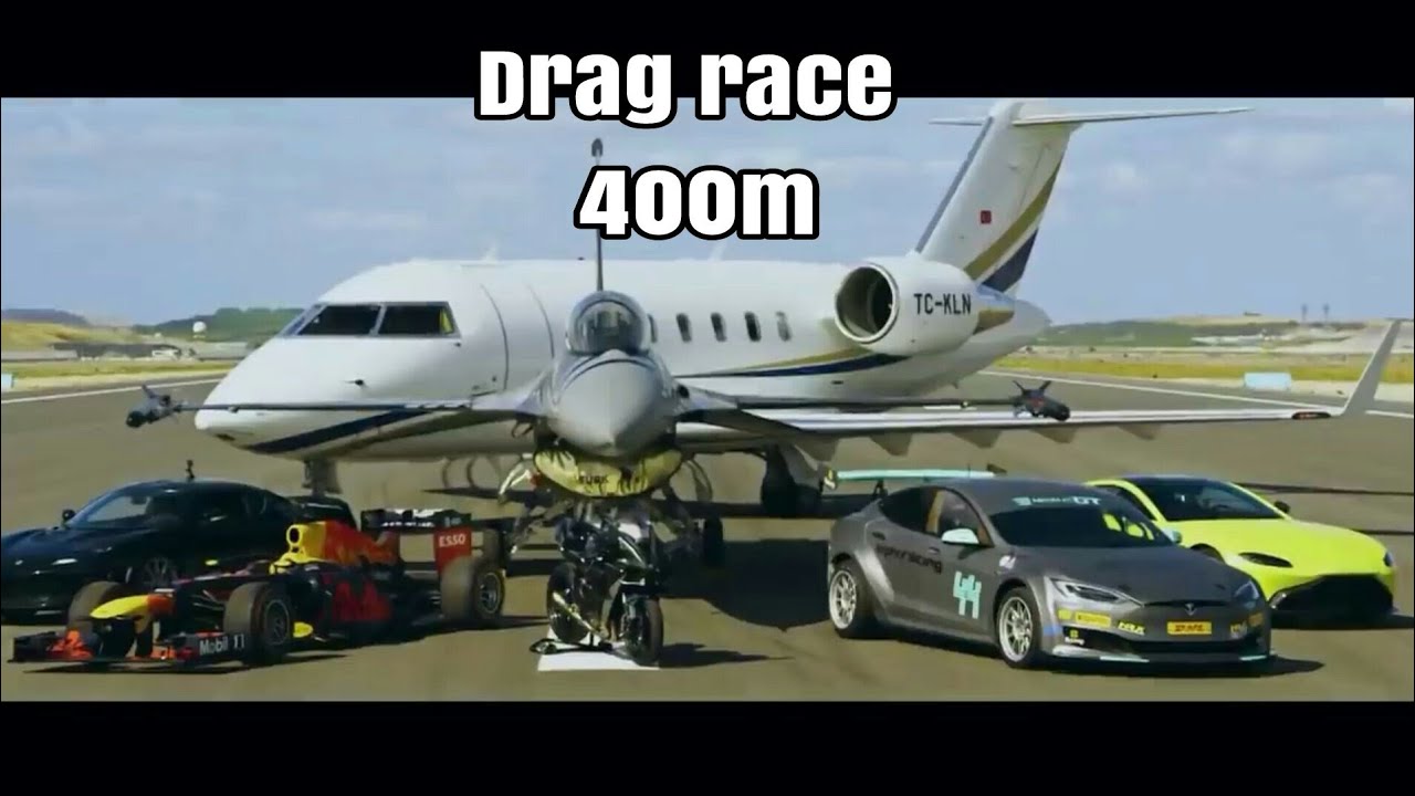 KAWASAKI NINJA H2R VS F16 FIGHTER JET VS FI CAR VS SUPER-CARS #drag ...