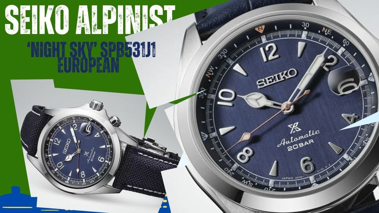 New Releases Seiko Unveil Prospex Alpinist ‘Night Sky’ SPB531J1 ...