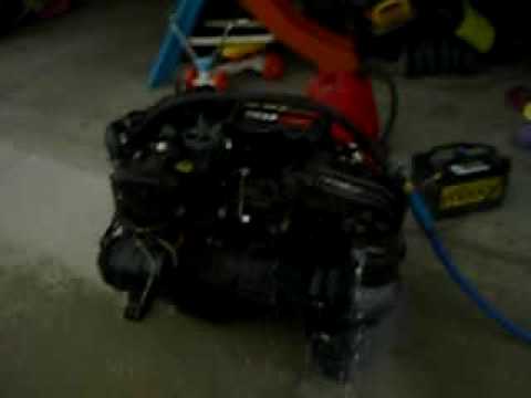 Mercruiser 140 Engine Running - YouTube