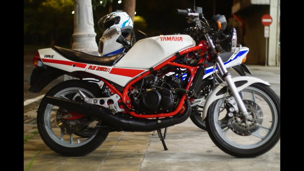 YAMAHA RZ250 test ride - YouTube