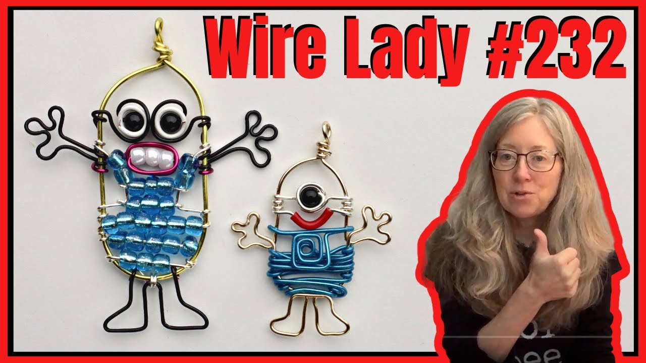 Making Minion Pendants Wire Lady TV Ep 232 Livestream - YouTube