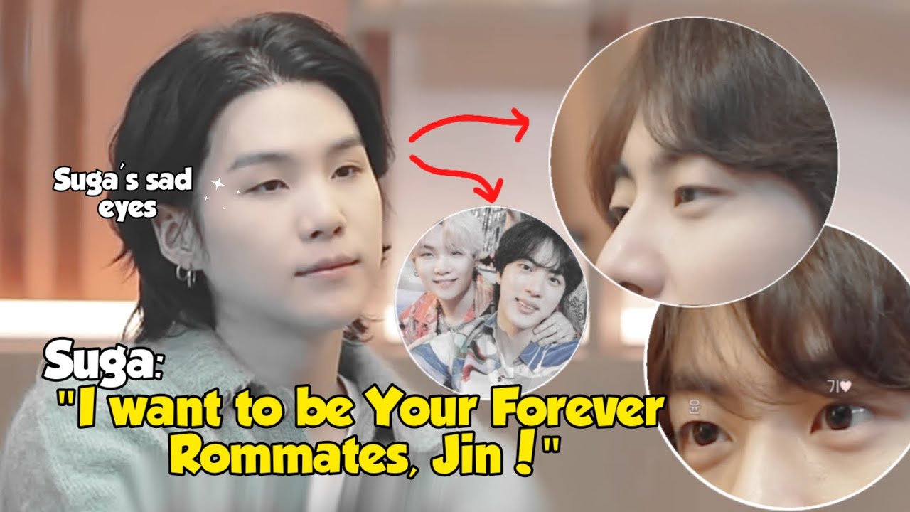 Finally! Suga Expressed his Sadness in Front of Jin - YouTube