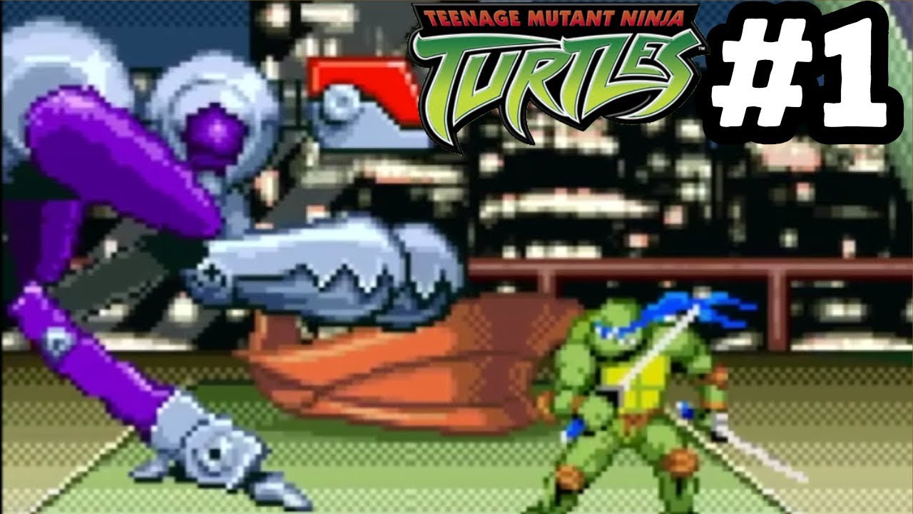 TMNT 2003 | GBA | 100% Walkthrough | Leonardo! (Part 1) *Hard ...