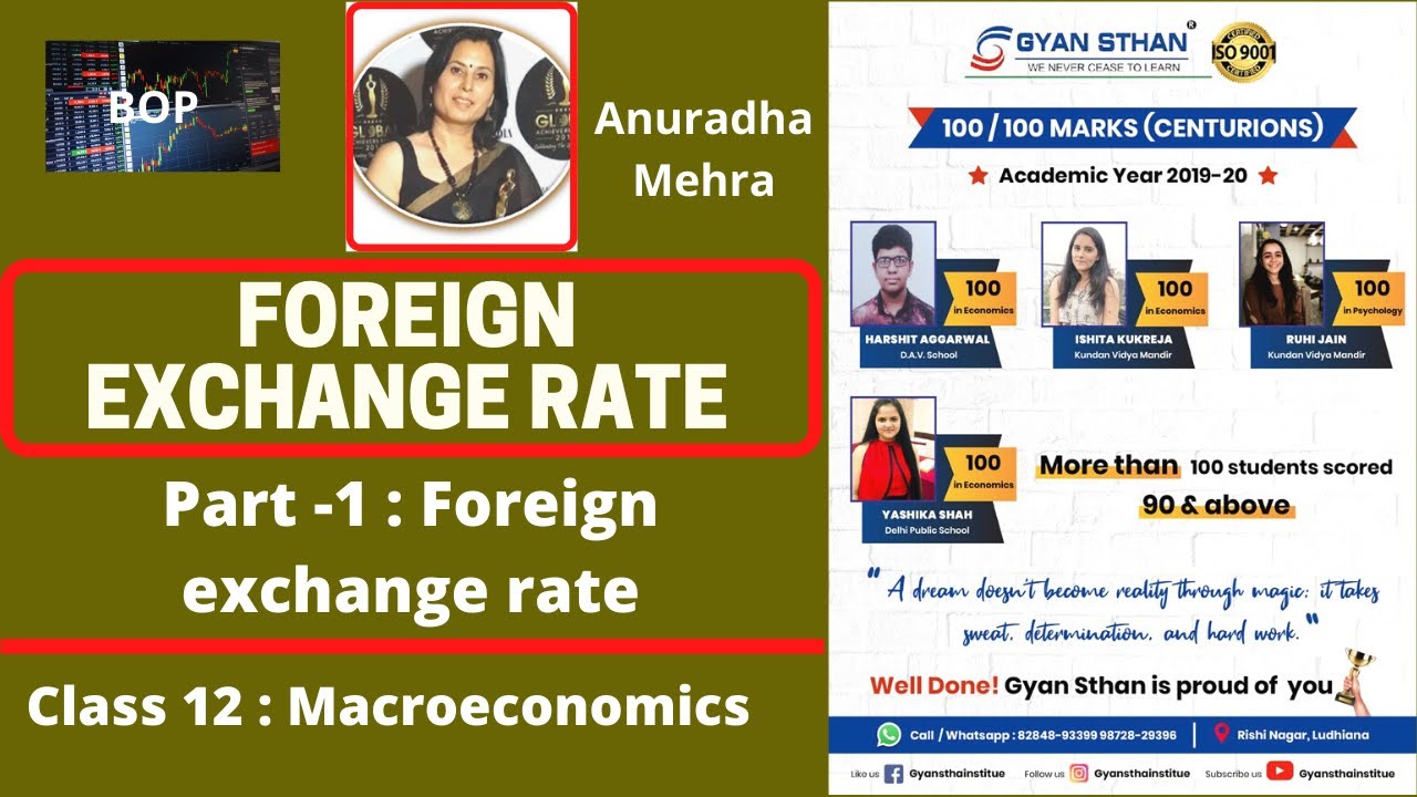 1.||Foreign Exchange Rate|| BOP|| Class:12|| Macro-Economics|| Anuradha ...