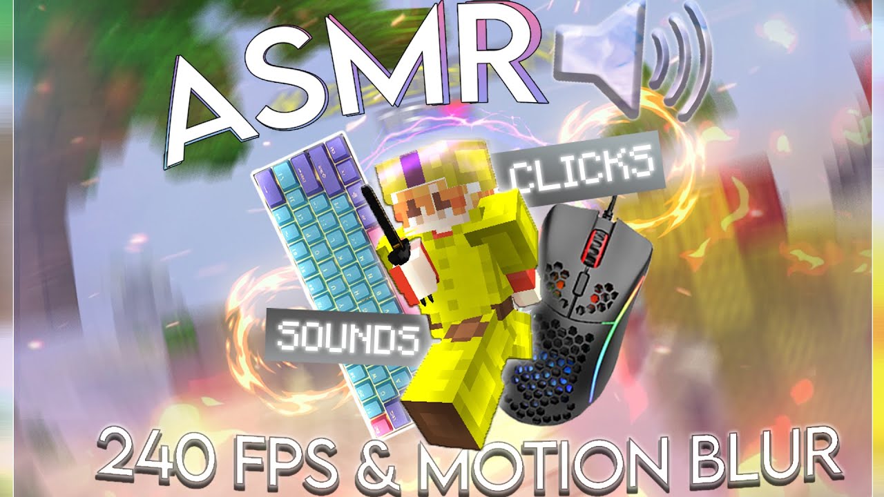 Hypixel Bedwars (Keyboard & Mouse ASMR) | 240 FPS Motion Blur - YouTube
