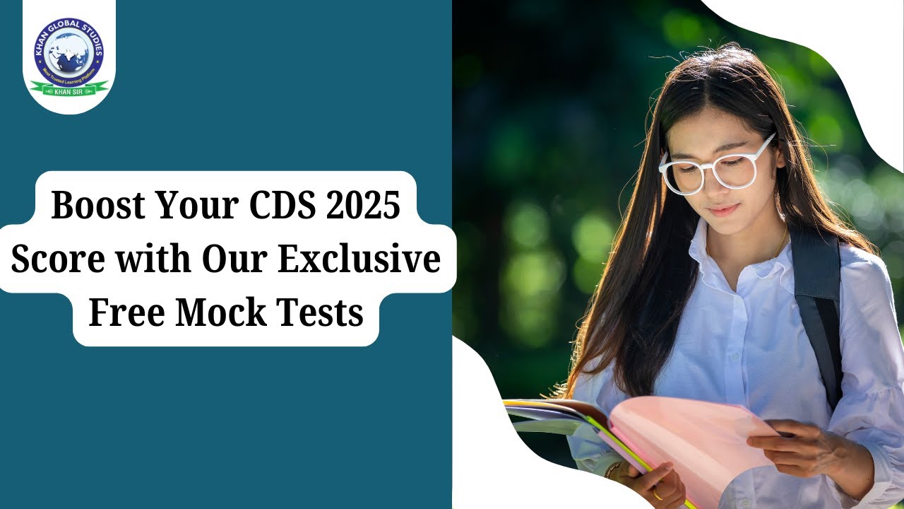 Prepare for CDS Exam 2025 with Free Mock Test Series from KGS - YouTube
