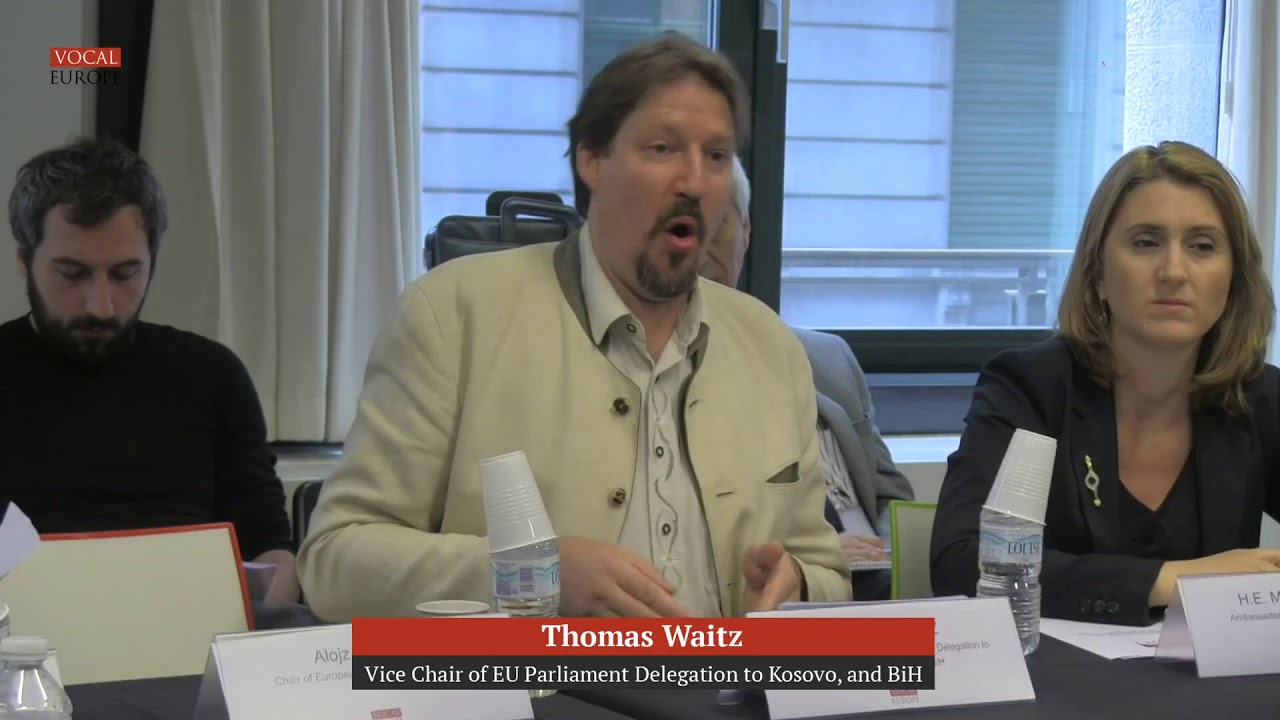 Thomas WAITZ, Vice Chair of European Parliament Delegation to Kosovo ...