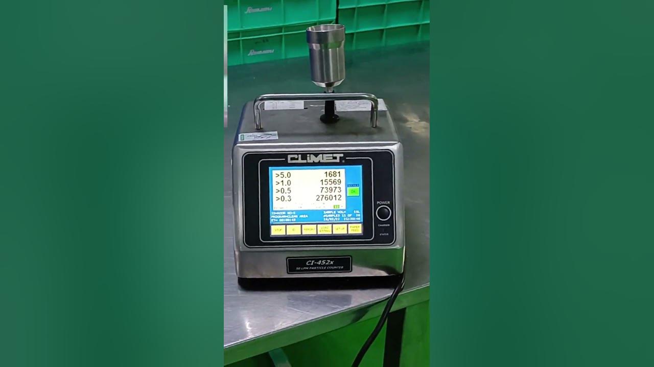 Particle Count Test - Cleanroom Validation DOP Test Mechanical ...