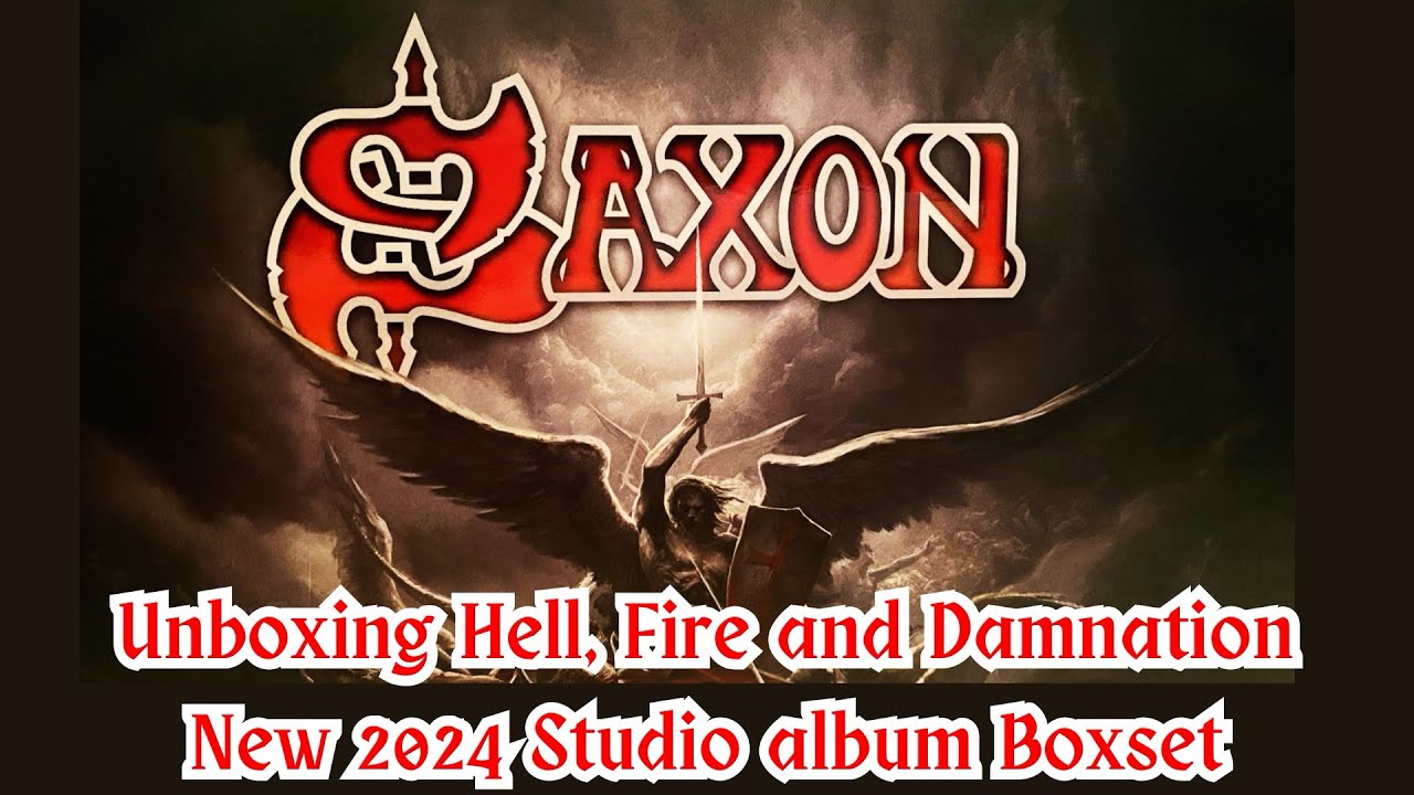 Unboxing Saxon • Hell, Fire and Damnation Deluxe Boxset - YouTube