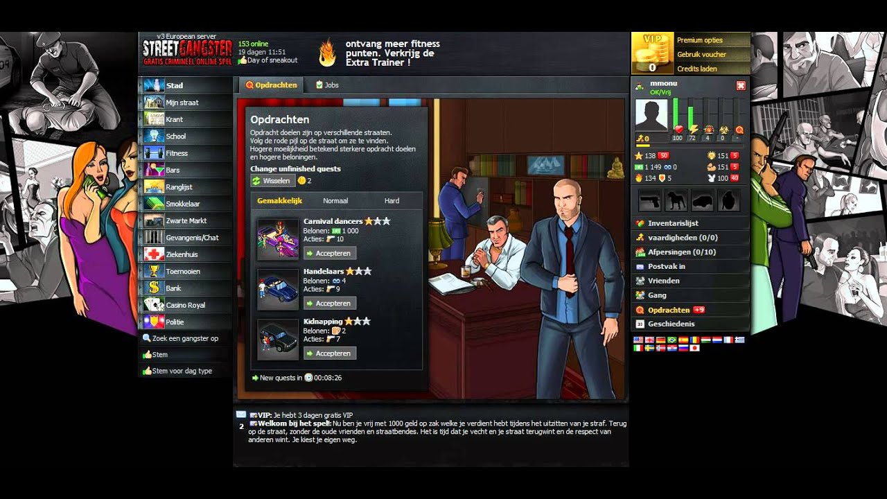 Maffia game StreetGangster.nl - XS Software - YouTube