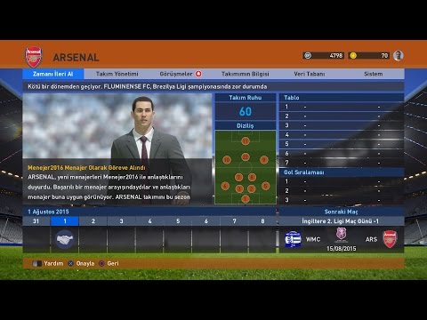 PES 2016 MASTER LEAGUE BAŞLIYORUZ !!! #TANITIM #VİDEOSU